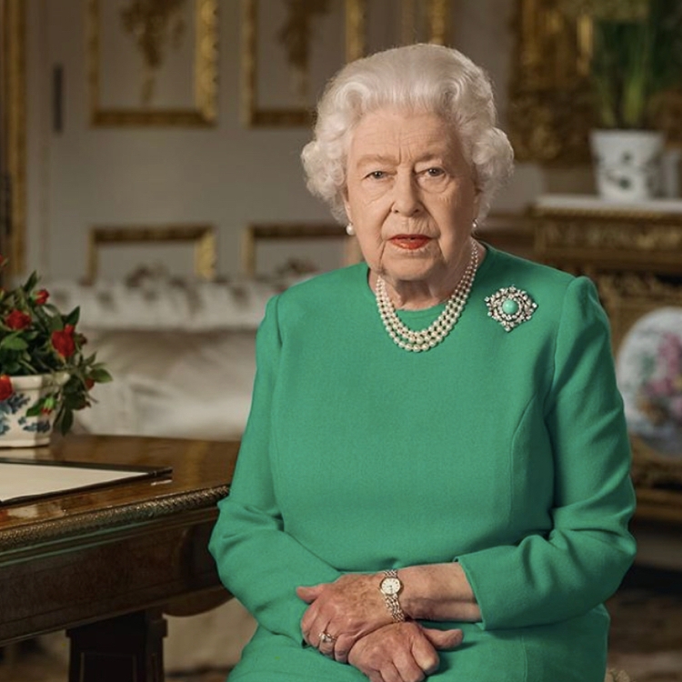 Green dresses having a moment after Queen’s speech Get yours here ...